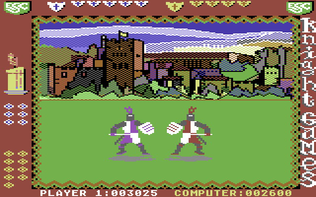 VGJUNK: KNIGHT GAMES (COMMODORE 64)