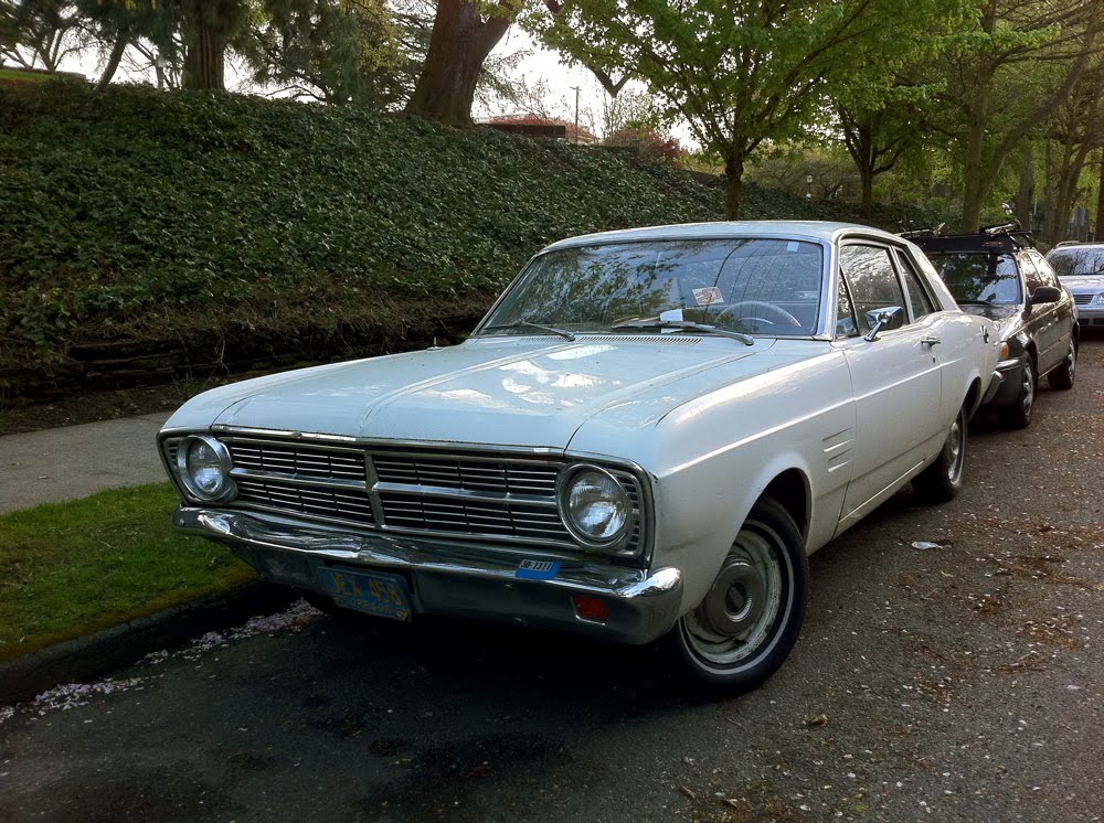 OLD PARKED CARS.: 1967 Ford Falcon Sports Coupe.