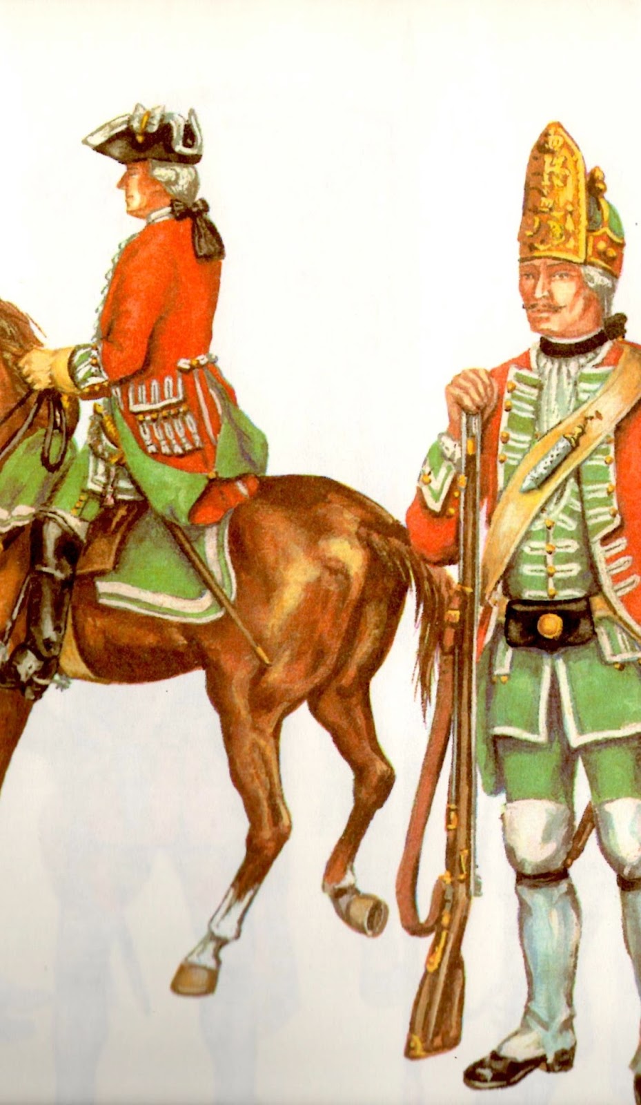 The Kingdom of Wittenberg: Saxon Army Uniform Reference 1730's