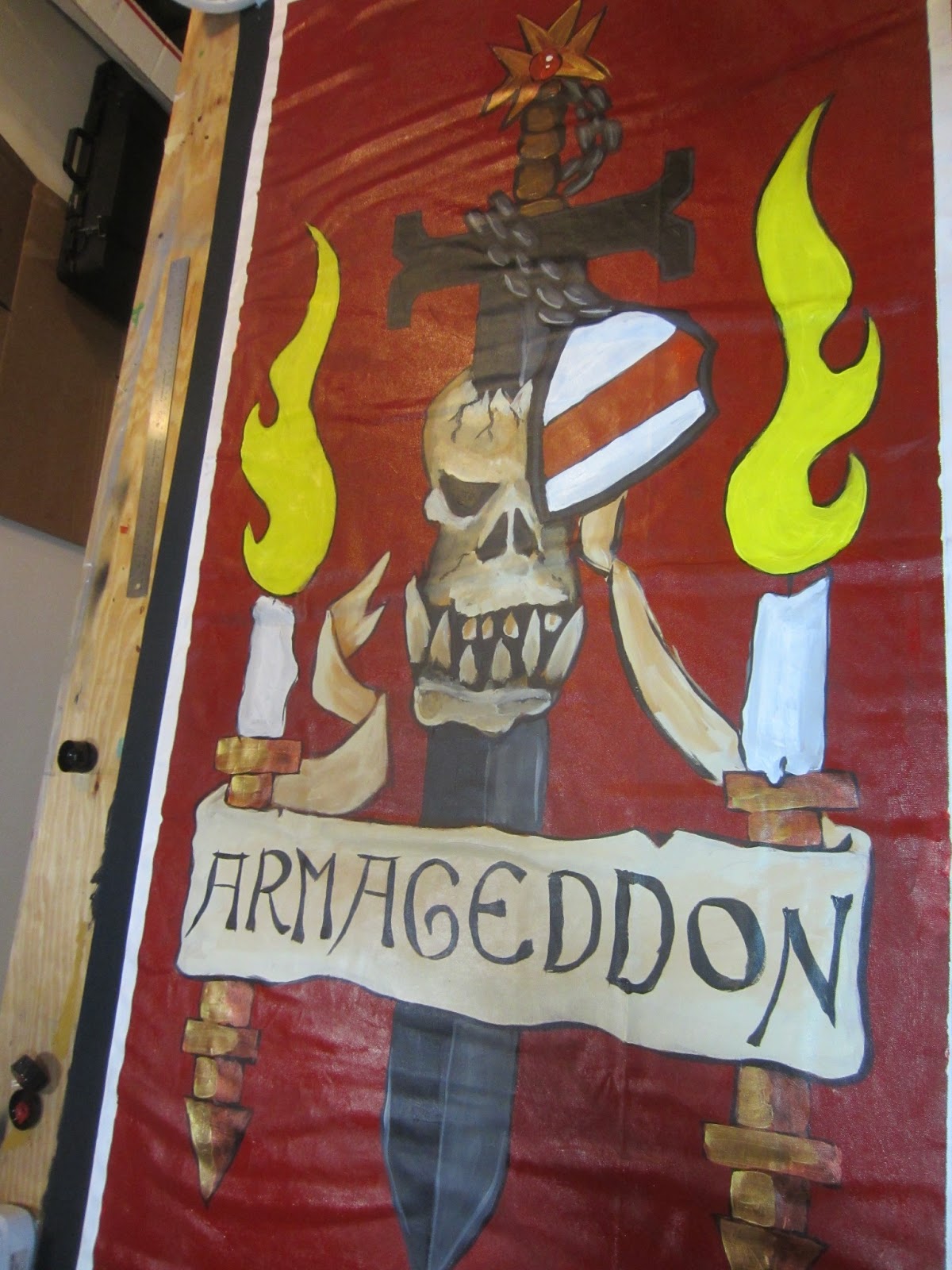 The Blood Angels: by Jawaballs: Black Templars Armageddon Crusade Banner