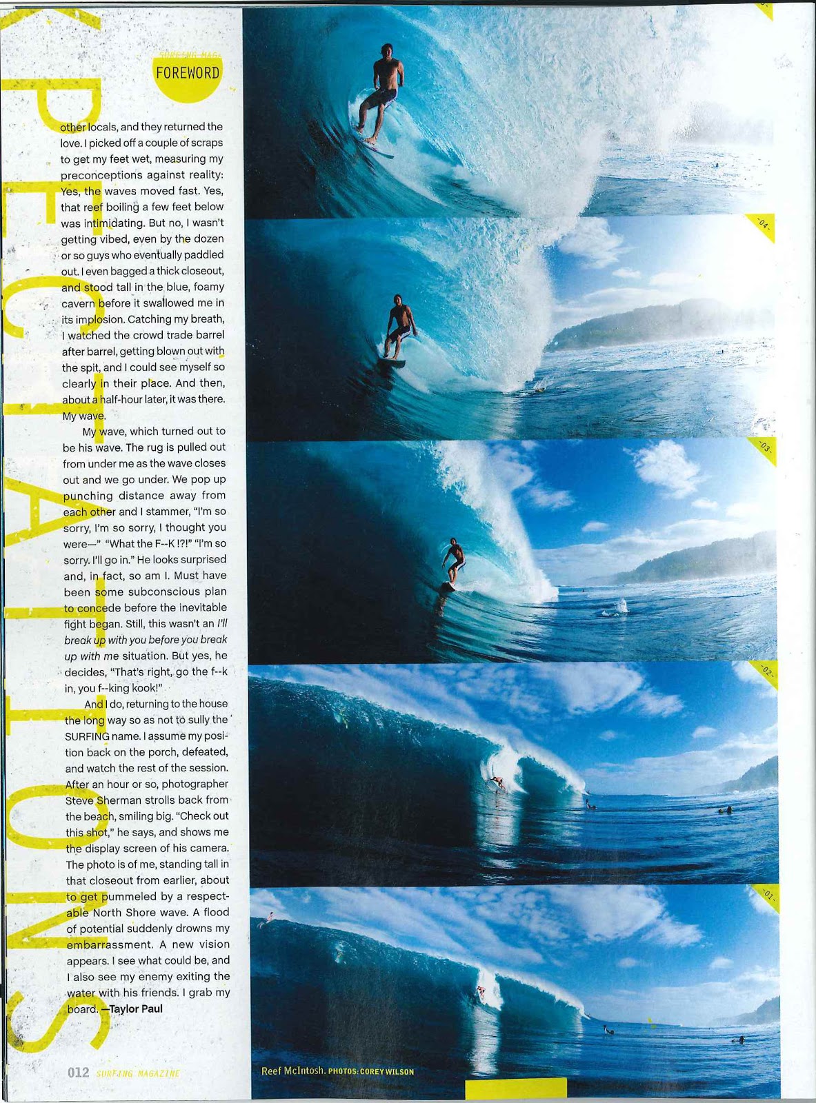 Quiksilver PR: Reef McIntosh in Surfing Magazine!