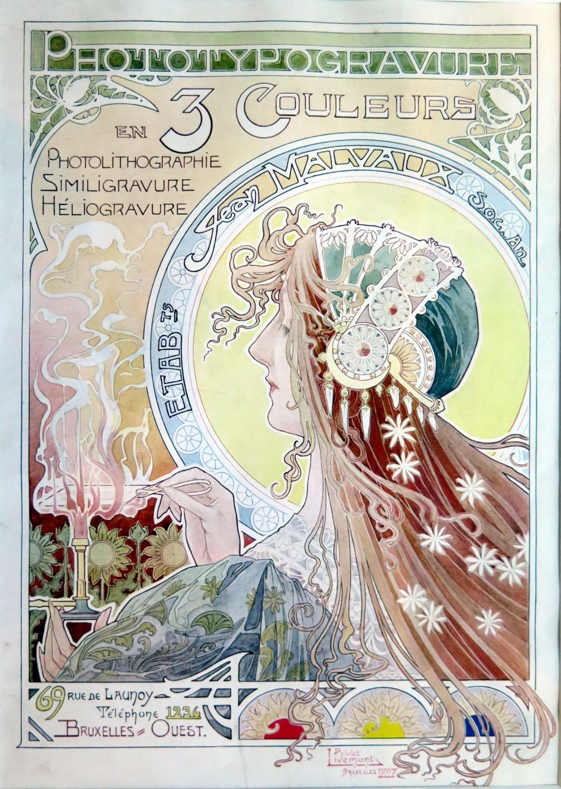 La Belgique des Quatre Vents: PEINTRES BELGES : Henri Privat-Livemont ...