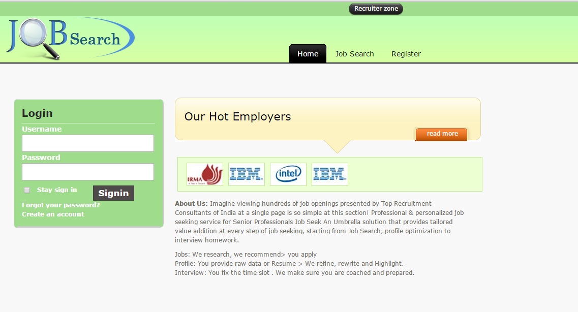 Source Code Codeigniter Job Portal Application Example