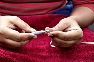 imprints handmade: Traditional jhumkis using paper-quilling