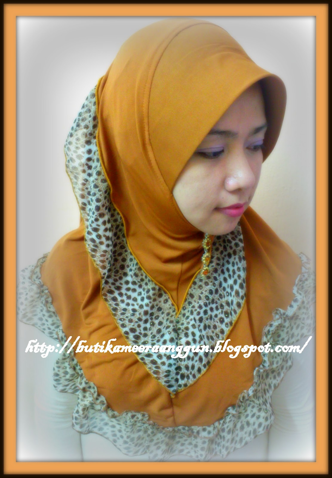 Butik Ameera Anggun: Tudung Ruffles Ameera