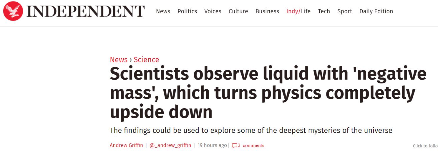 Sabine Hossenfelder: Backreaction: No, physicists have not created ... Sabine Hossenfelder: Backreaction: No, physicists have not created ...