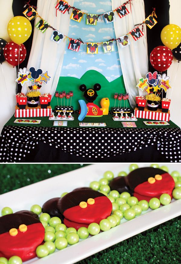IDEAS: DECORACION MICKEY MOUSE | Una Mami Creativa