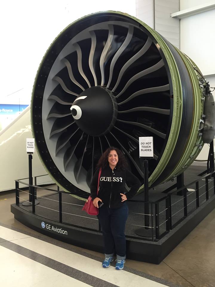 Massive GE90 777 Engine in Everett