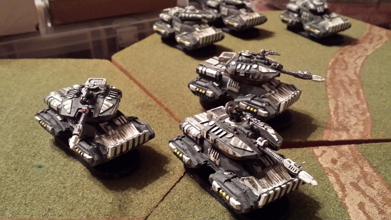 Painted Arc Fleet Armor by Mike Wikan