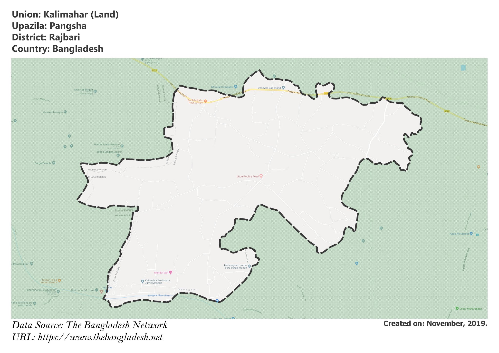 Kalimahar Union, Rajbari