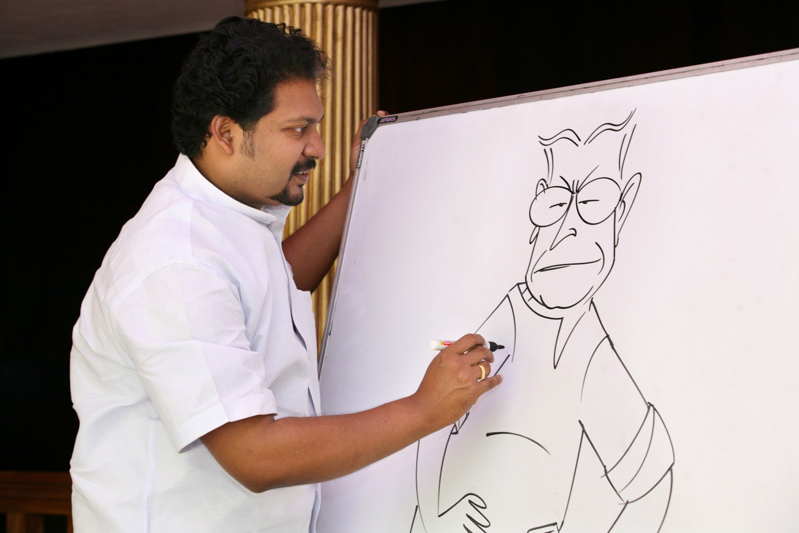 PHOTO ALBUM of Cartoonist Jithesh: Cartooning V.S.Achuthanandan by ...