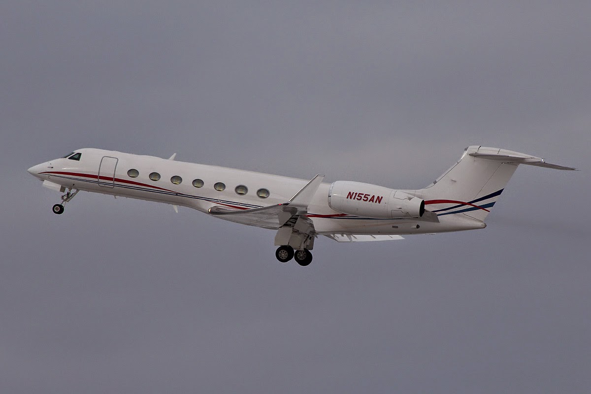 Eastwings: Gulfstream G550 * Nissan Corp. * N155AN