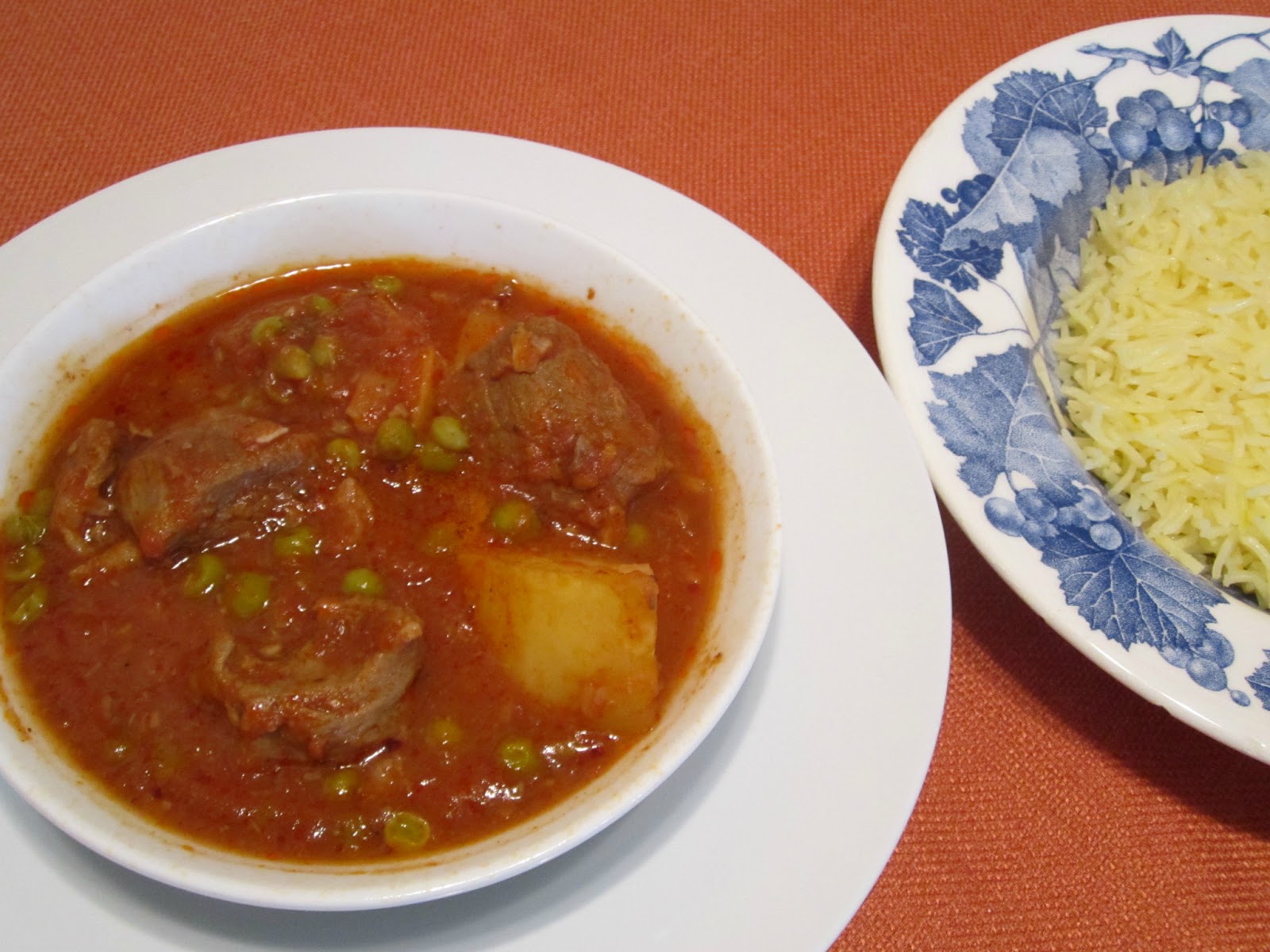 The Iraqi Family Cookbook: Lamb Stew with Potatoes and Peas