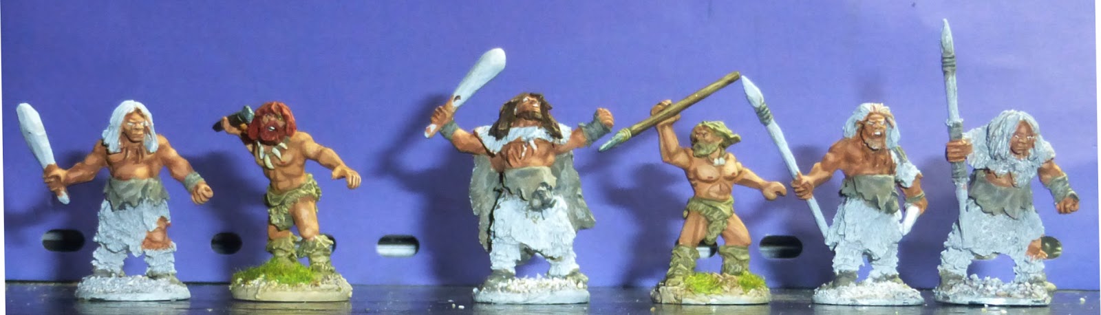 Cavegirl Wargaming: Quick comparison: Copplestone Castings cavemen and ...