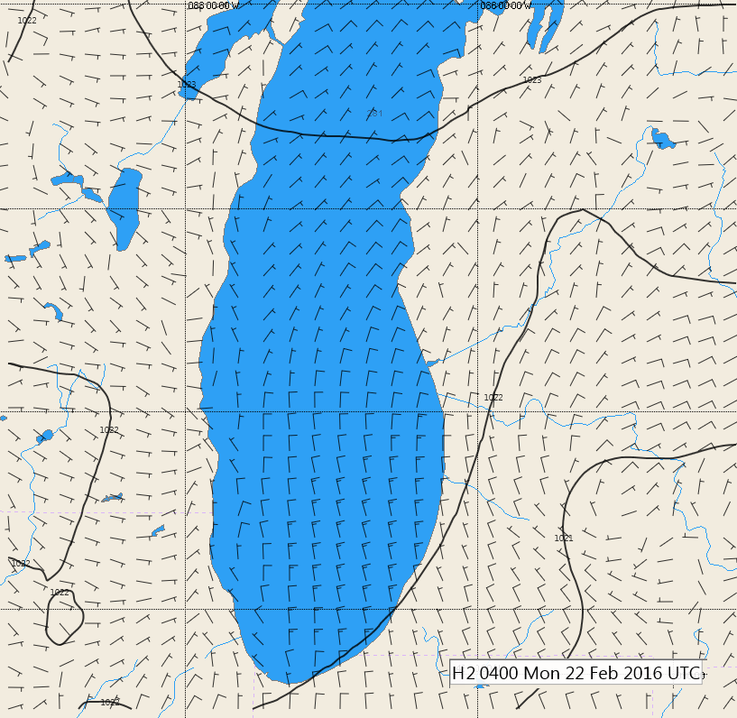 David Burch Navigation Blog: Great Lakes Wind Forecasts from HRRR