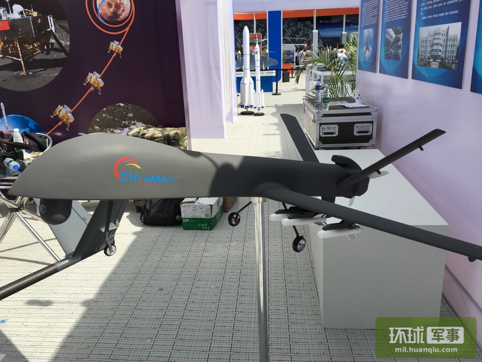 MILITARIA Y GEOSTRATEGIA: China mostró su dron CH-5 armado con 16 misiles