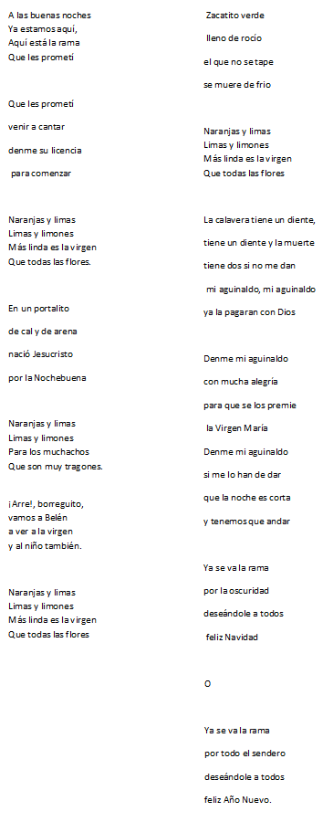 Nuestra historia y Nuestras tradiciones: Fiestas Decembrinas