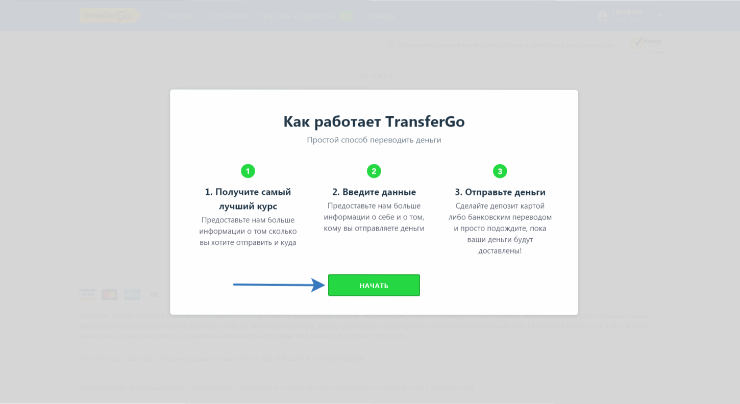 Инструкция по регистрации в Международной системе денежных переводов ...