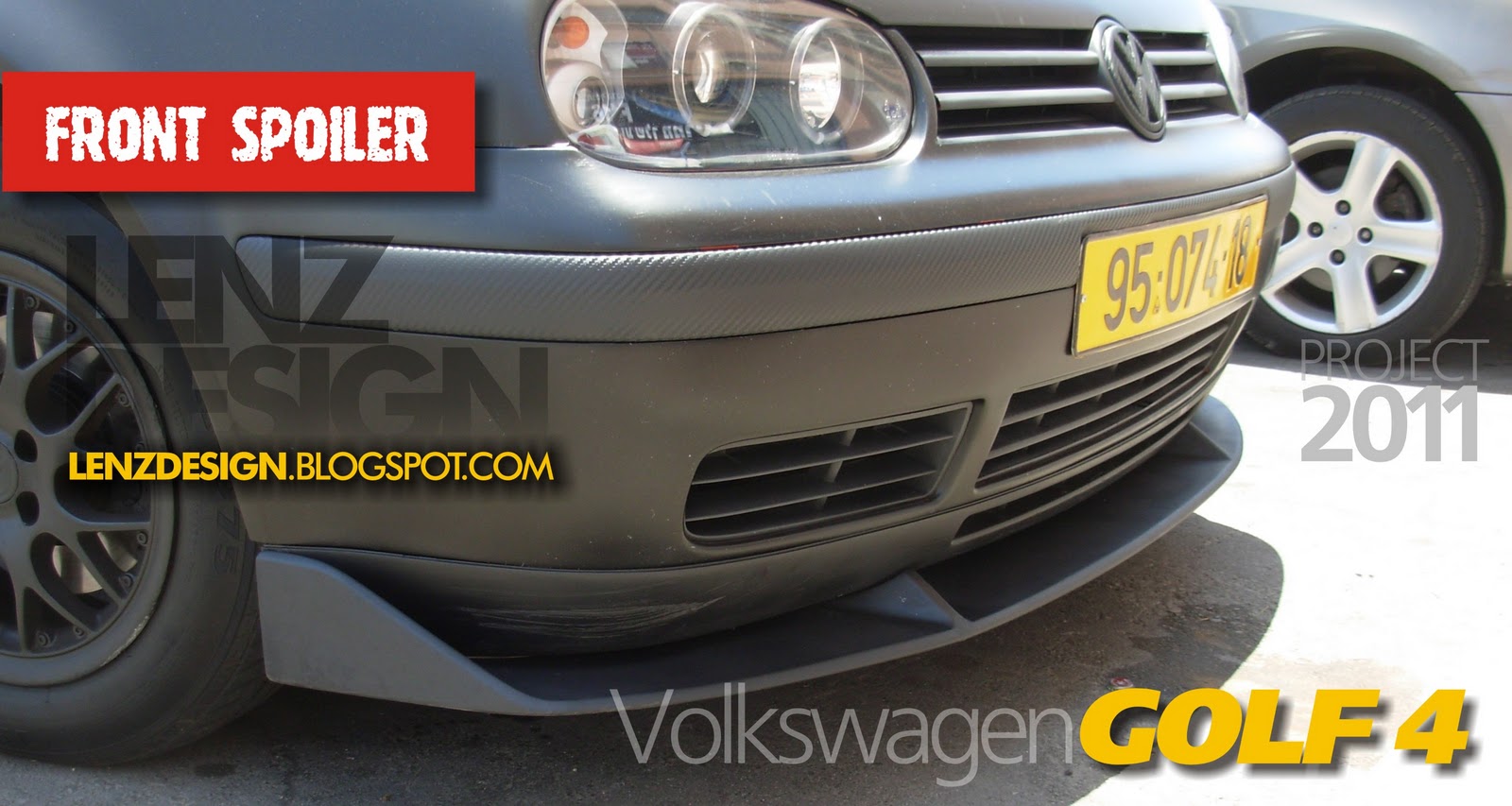 VW Golf 4 Tuning by Lenzdesign. Spoilers & Skirts