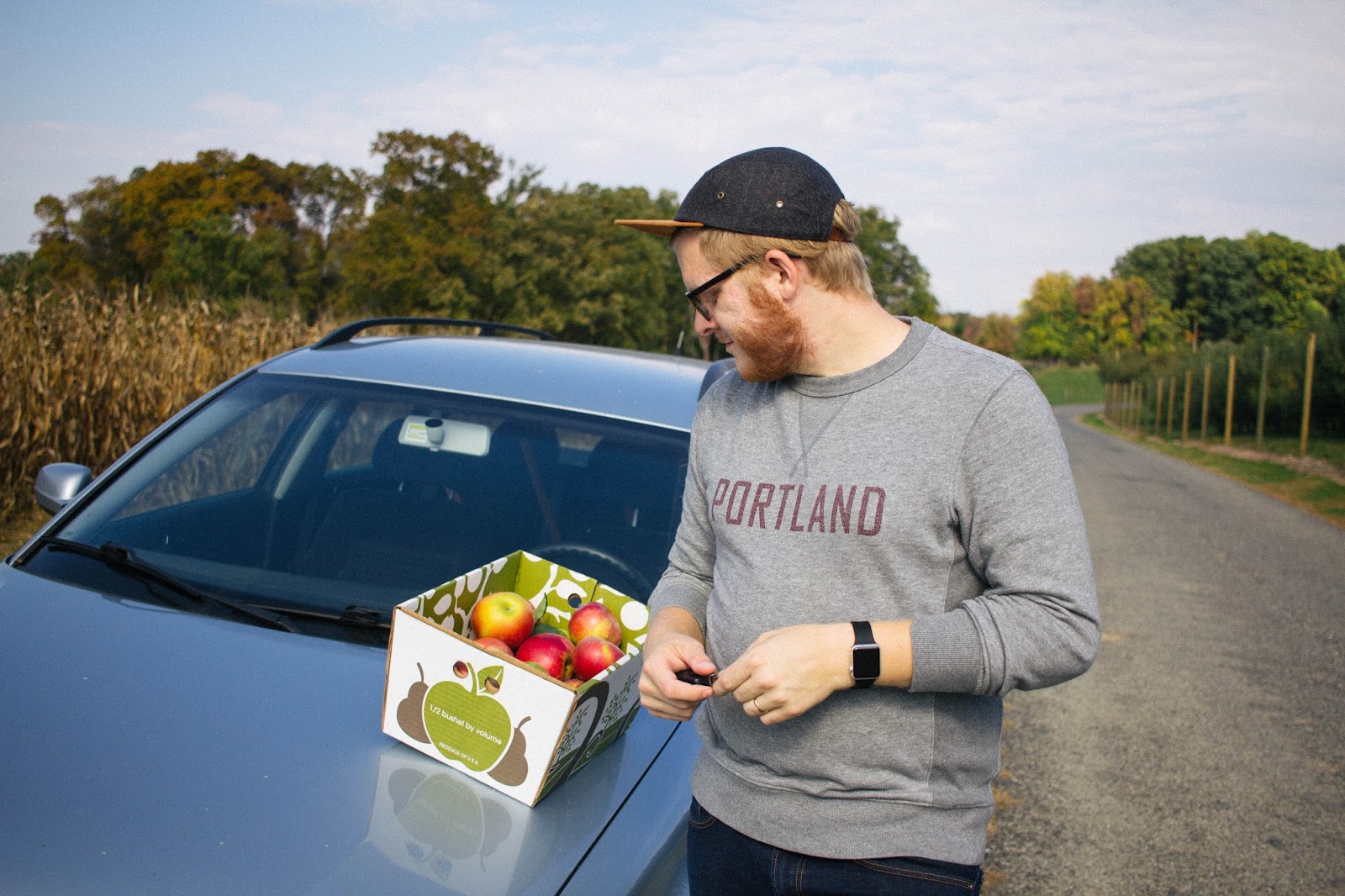 Sunday Afternoon Apple Picking