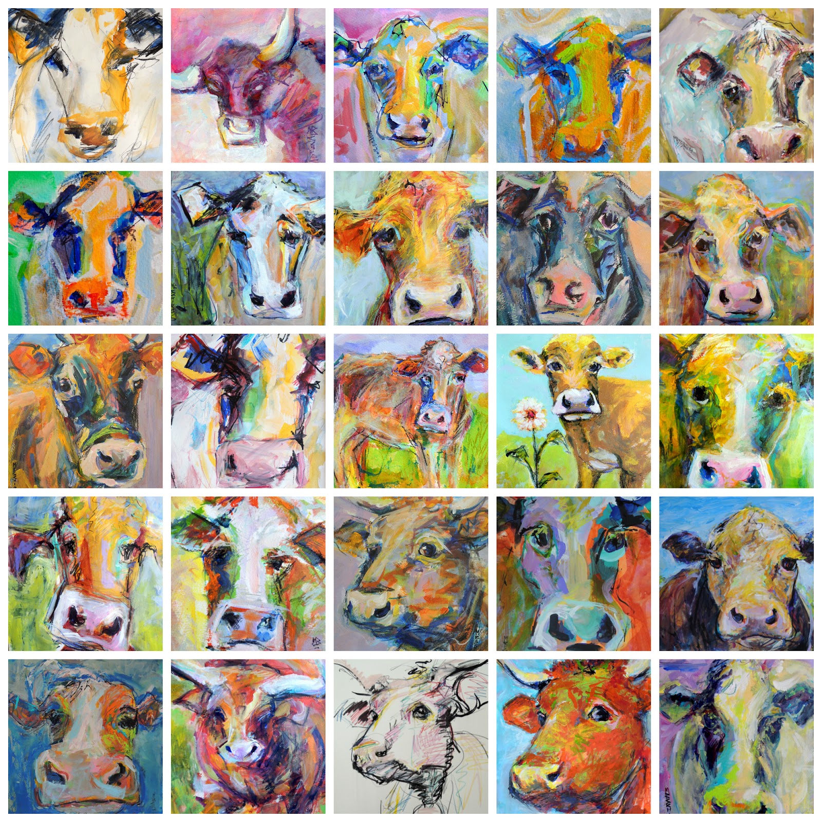 Art by Schiros, an almost daily experiment: Have Fun With Color