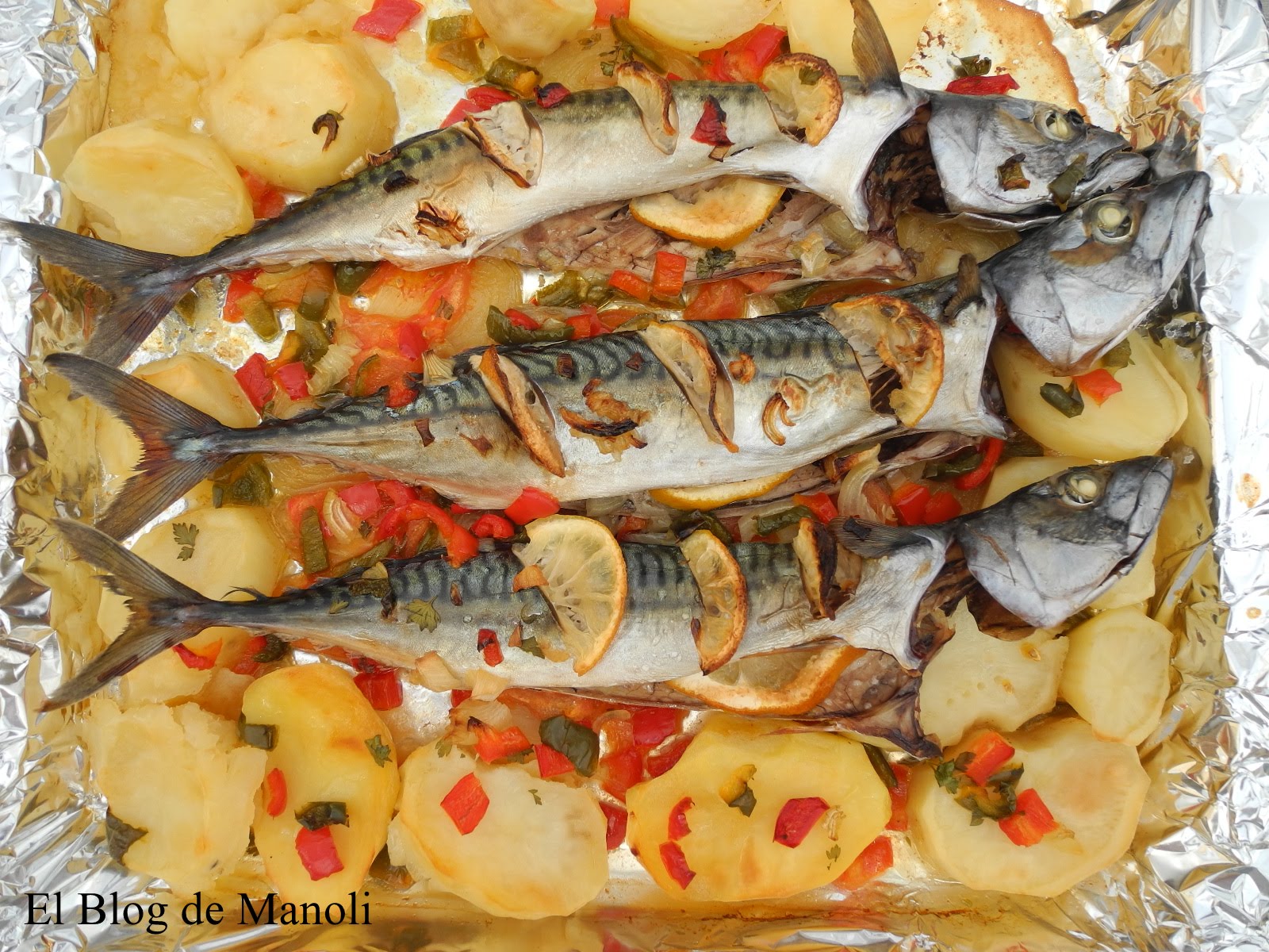 El blog de Manoli: Jurel o Verdel al Horno