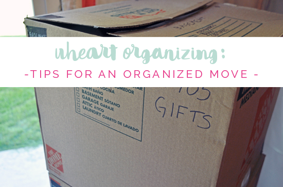 IHeart Organizing: UHeart Organizing: Tips for an Organized Move