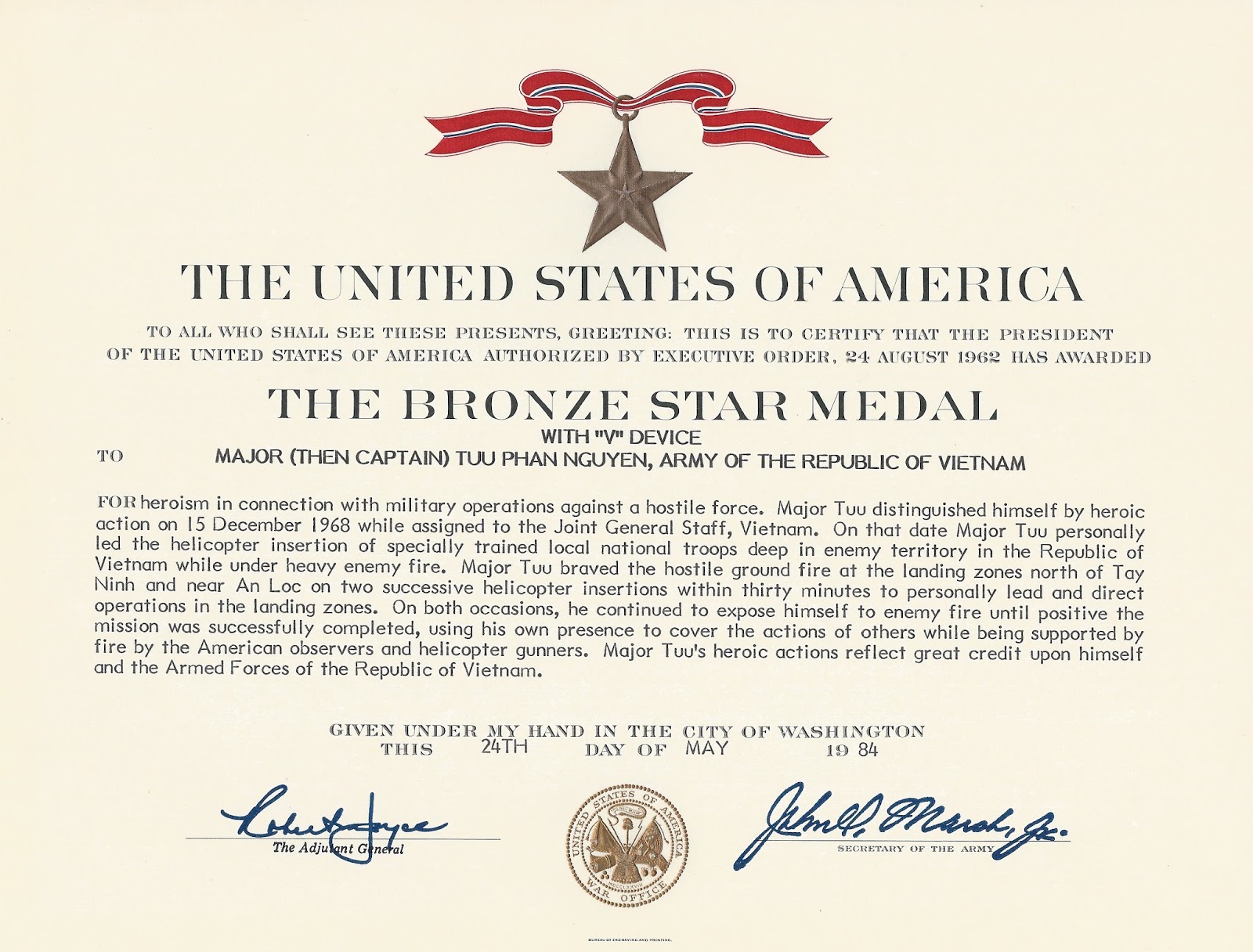 Huy Chương QLVNCH: Bài Viết về Huy Chương