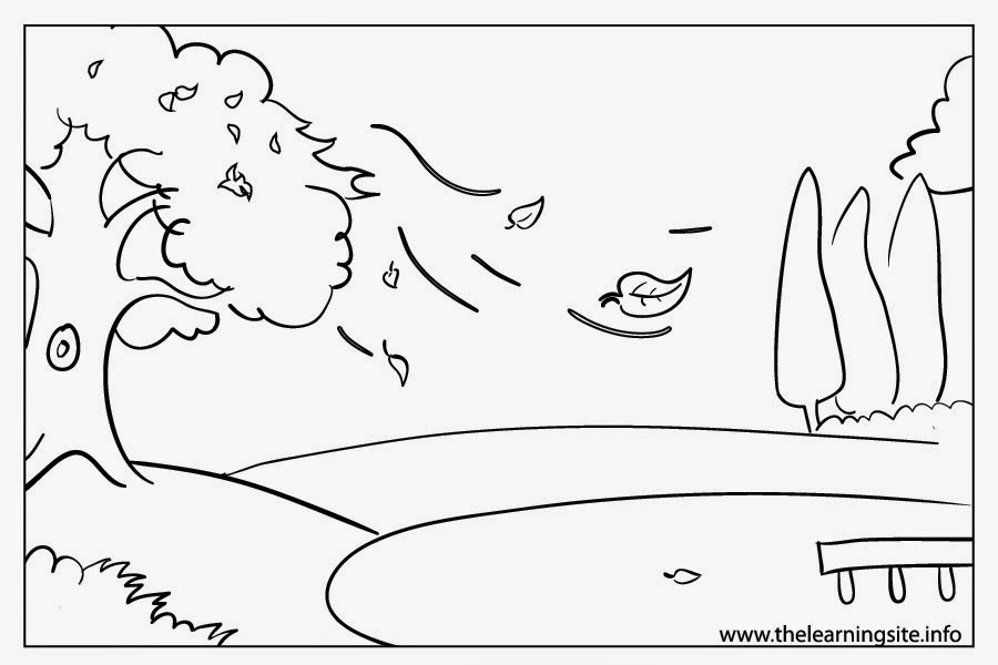 Foggy Weather Coloring Pages Sketch Coloring Page