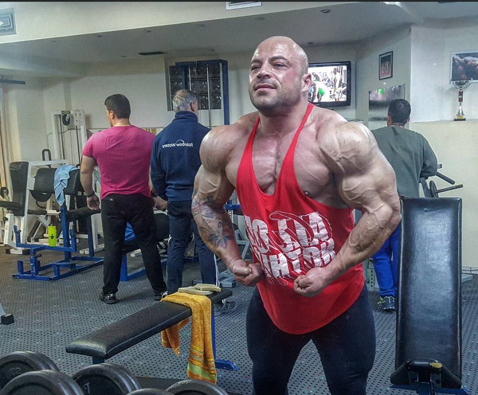 Bodybuilder Muscle Worship: Unknown Greek Bodybuilder