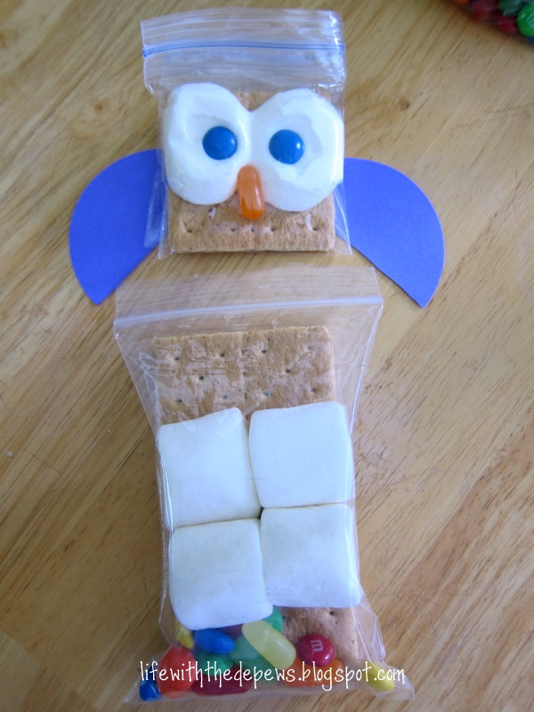 Life with the Depews: Owl Smores Tutorial