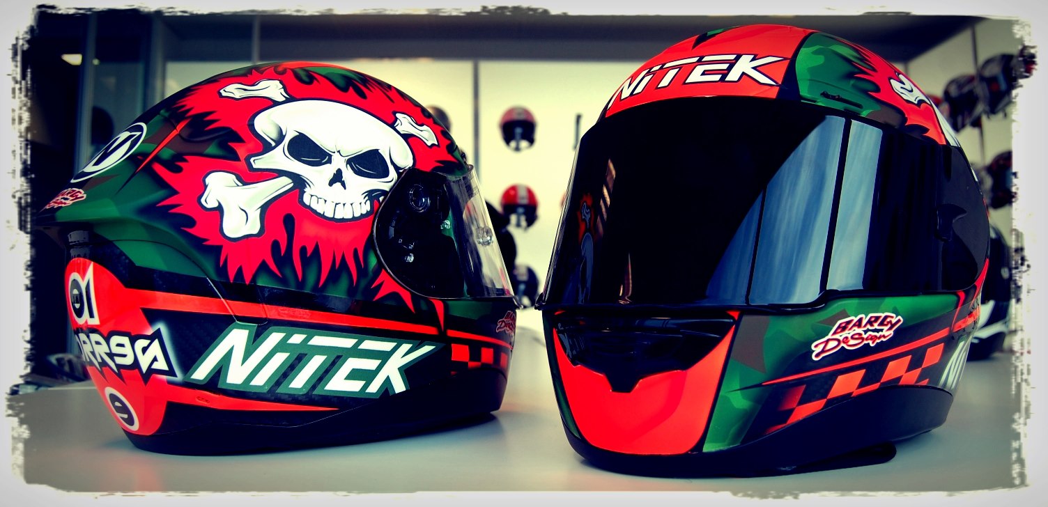 Racing Helmets Garage: NiTEK P1 J.Torres 2013 by Bargy Design