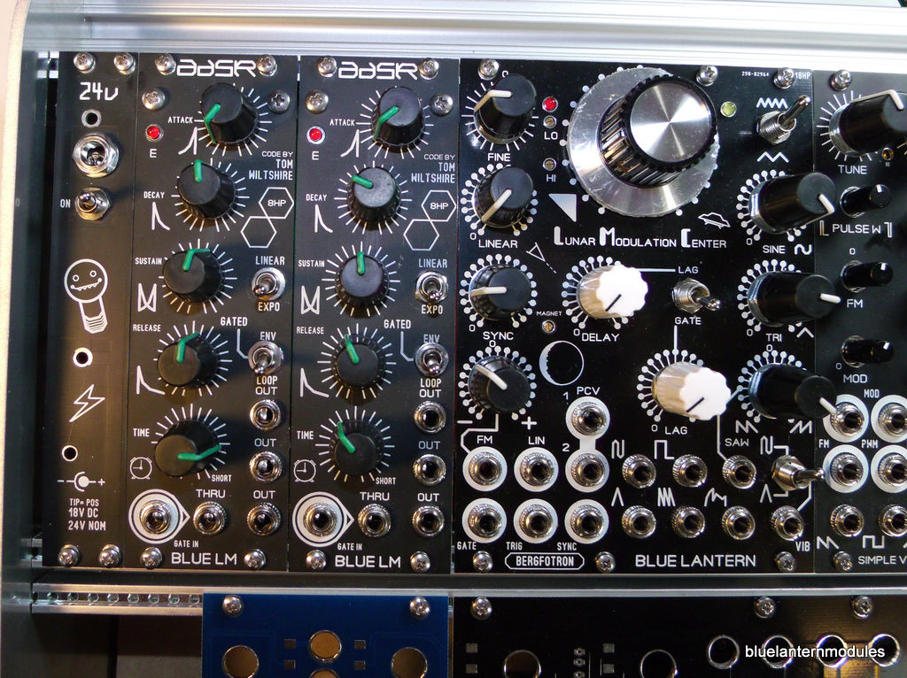 MATRIXSYNTH: Blue Lantern Modules 6U Analog Modular synthesizer system