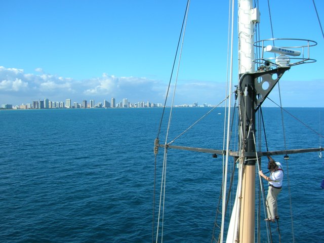 Ericson 25, Oystercatcher: Rigging, Standing, Mast Compression Post, Repair