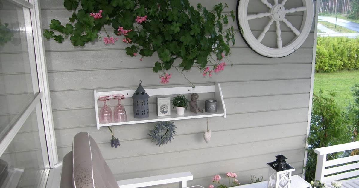 Legge laminat: Pynt til vegg ute