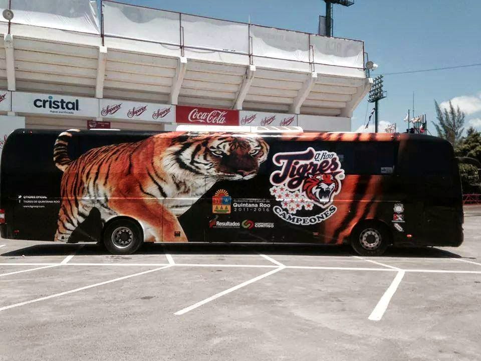 BEISBOL CAMPECHANO: * EL TIGRE BUS ESTRENA NUEVA PIEL