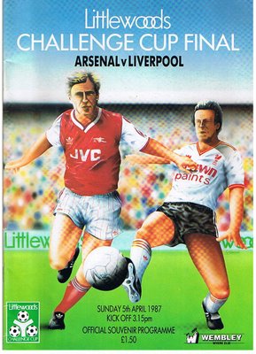 TWB22: League Cup 1986 1987 Arsenal Liverpool