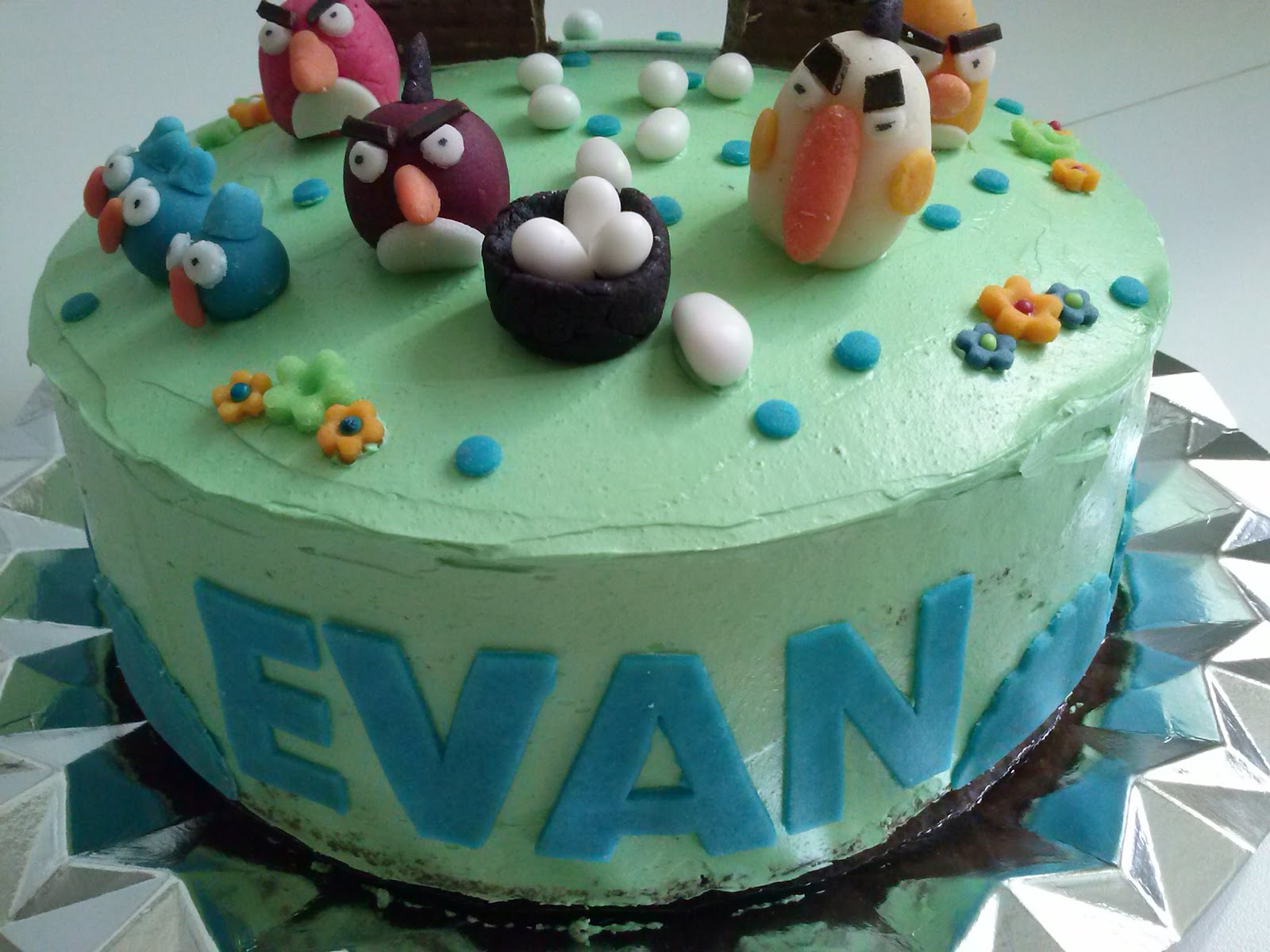 IRIS Y SUS DULCES: TARTA ANGRY BIRDS PARA EVAN