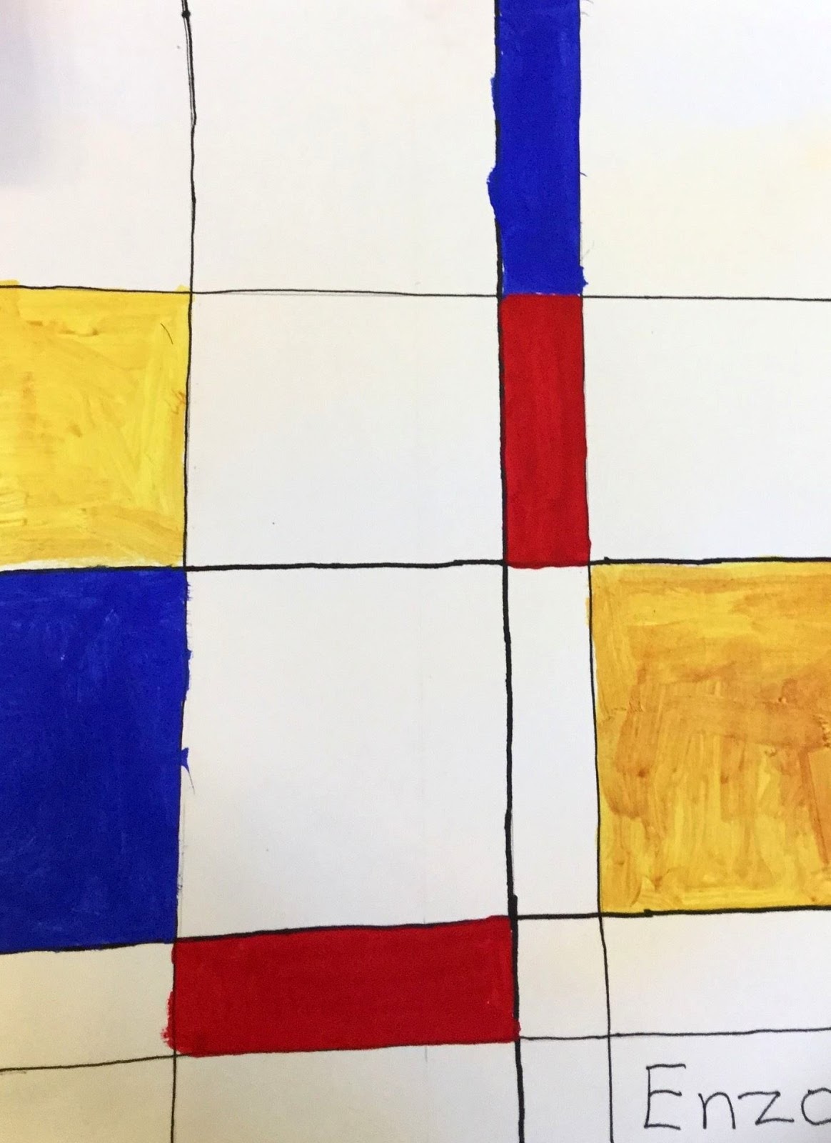PCCS Art: Piet Mondrian and Lines