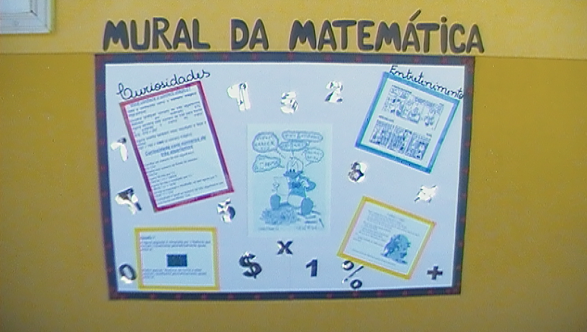 Escola Municipal Manuel Duarte: Mural da Matemática
