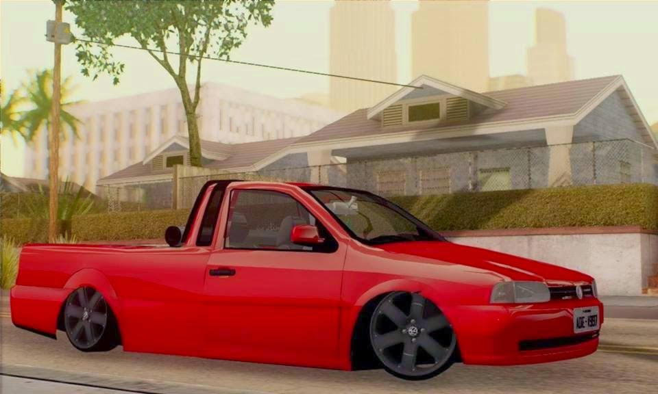 EkipClandestinosGTA: Saveiro G2 + Suspen Fixa + Aro ''17 Track e Field