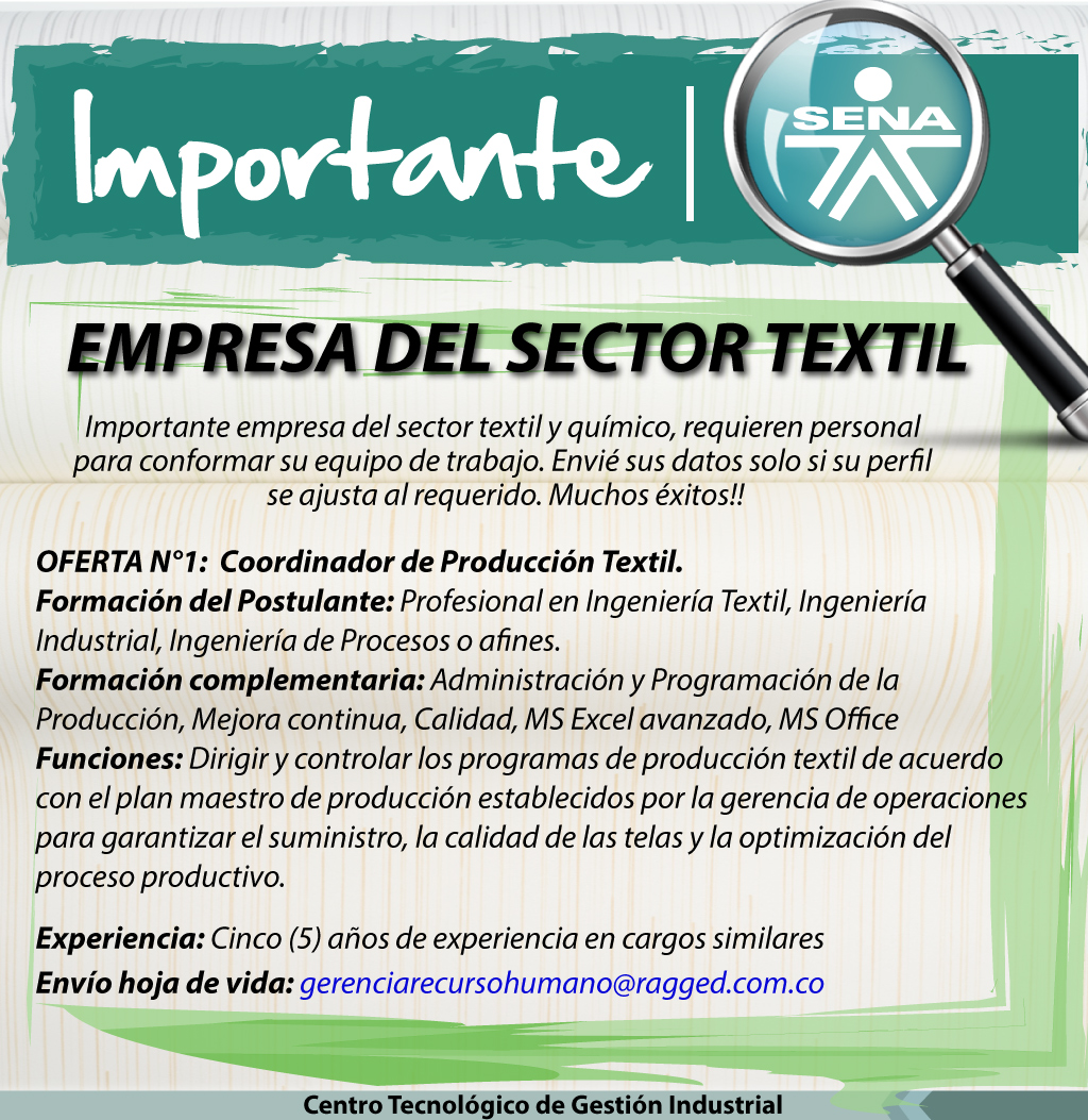 Centro Textil y de Gestión Industrial - SENA - Regional Antioquia ...