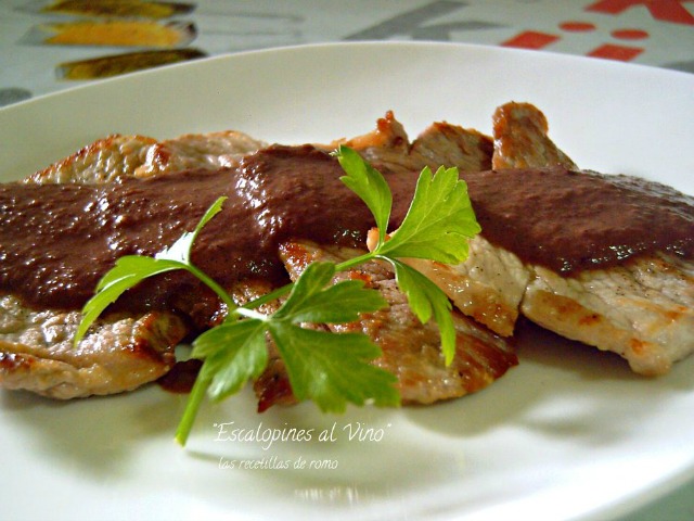 ESCALOPINES AL VINO | las recetillas de romo