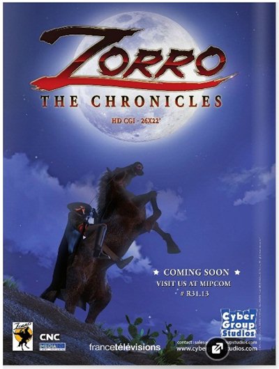 InfoAnimation.com.br: Zorro ganha novo desenho animado