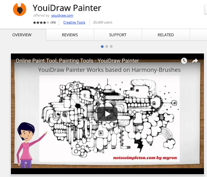 The Library Voice: Draw Online With YouiDraw Painter!
