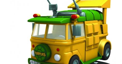 Teenage Mutant Ninja Turtles Van Cartoon