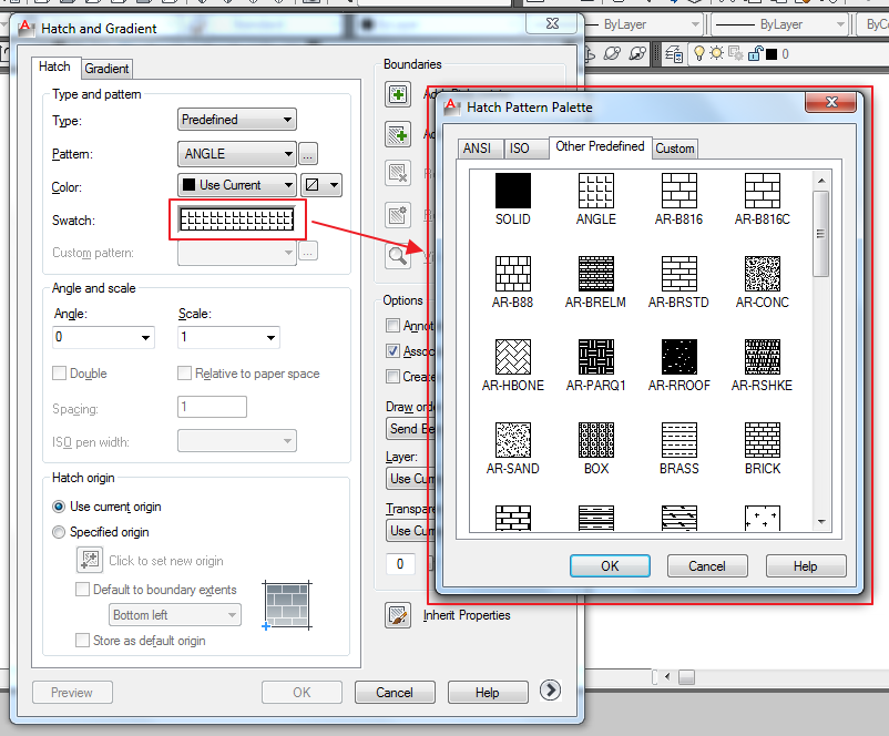 Tutorial Perintah Hatch dan Gradient AutoCAD ~ MyCADBlogs