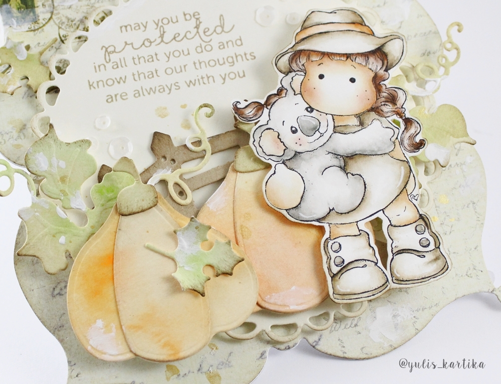 Autumn Blessings | water coloring with multi mediums – Magnolia