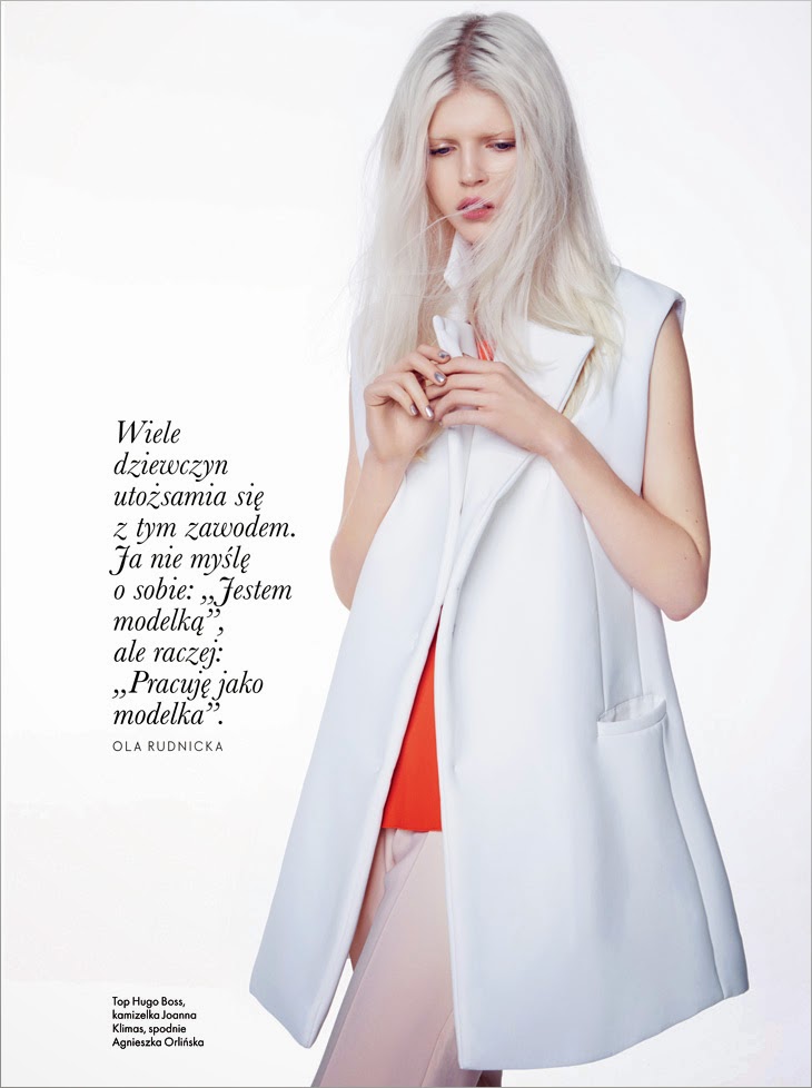 Polish Models Blog: Editorial: Ola Rudnicka for Elle Poland, February 2014