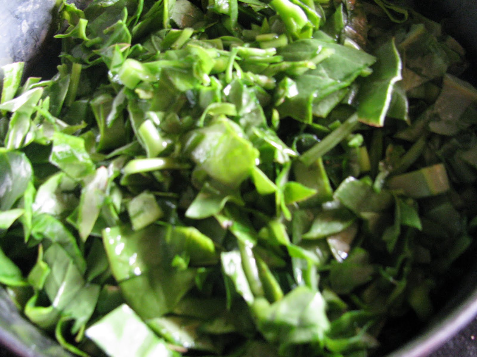 Food Slice: Bachali kura pappu/ Malabar Spinach curry